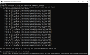 Visual Studio CoreCLR Error – bitScry – Blog